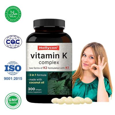 Vitamin K Complex Softgels for Heart Bone and Joint Health